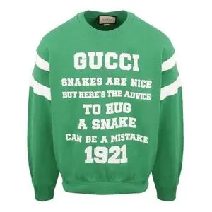Gucci To Hug A Snake' Cotton Sweatshirt
