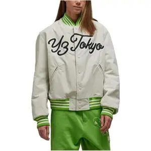 Adidas Y-3 Tokyo Varsity Jacket - Grey/green