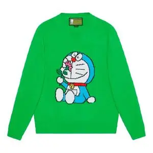 Gucci X Doraemon Wool Crewneck Sweater
