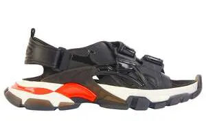 Balenciaga Track 2.0 Sandals - Black/white/red