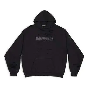 Balenciaga Caps Destroyed Hoodie