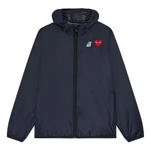 Play Comme Des Garcon X K-way Zip Jacket - Navy