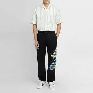 Gucci Off-white Graphic Print Lounge Pants