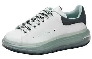 Alexander McQueen Transparent Sole Oversized Sneakers - White/blue/green