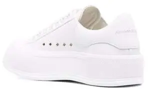 Alexander McQueen Deck Plimsoll Lace-up Sneakers - White