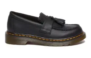 Dr. Martens Adrian Softy T Leather Tassel Loafers - Black
