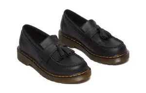 Dr. Martens Adrian Softy T Leather Tassel Loafers - Black