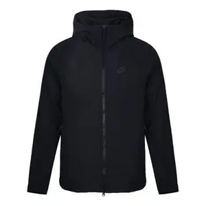 Nike Logo Printing Splicing Hooded Jacket - Default Color