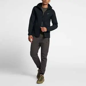 Nike Logo Printing Splicing Hooded Jacket