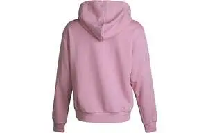 CONVERSE Letter Basical Hooded Pullover - Pink