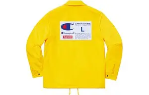 Supreme Fw18 X Champion Label Coaches Jacket
