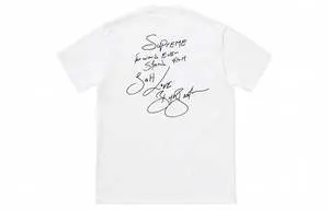 Supreme Ss19 Buju Banton Tee Reggae Character Printing Short Sleeve - White