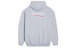 Balenciaga Political Campaign Hoodie - Grey
