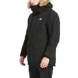 NEW BALANCE Warm Winter Down Jacket Asia Sizing 'black Brown