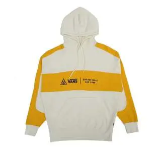 VANS Colorblocked Pullover Hoodie - White/yellow