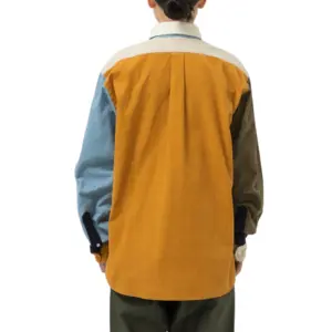 HUMAN MADE Crazy Corduroy Shirt 'blue - Multi-color