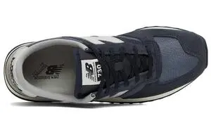 NEW BALANCE 730 Retro Low Top Sneakers - Navy Blue/gray