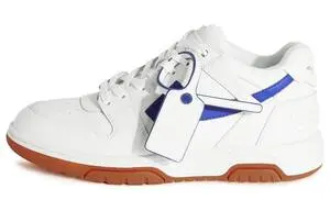 Off-White Out Of Office" Low-top Sneakers - White/blue/brown