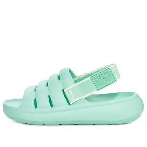 UGG Fluff Yeah Slide Sandals - Green