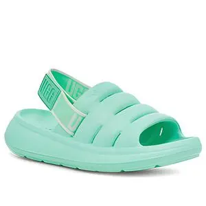 UGG Fluff Yeah Slide Sandals - Green