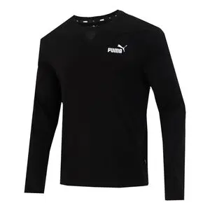 PUMA Long Sleeve Crewneck T-shirt - Black