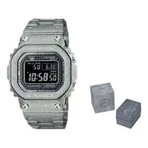 Casio G-shock Stainless Steel Digital Watch - Silver/black
