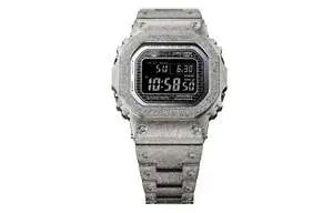 Casio G-shock Stainless Steel Digital Watch - Silver/black