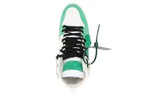 Off-White Vulcanized High-top Sneakers - Green/white