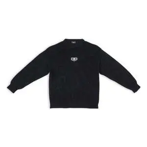 Balenciaga Bb Paris Icon Sweater - Black
