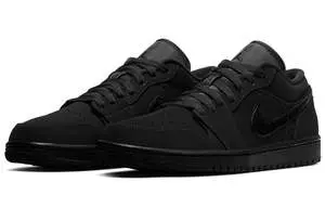 JORDAN 1 Low Sneakers - Black