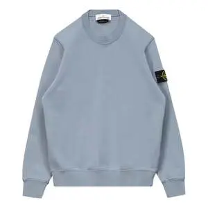 Stone Island Stone Island Patch Logo Crewneck Sweatshirt Mid Blue
