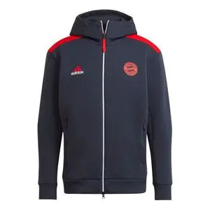 Adidas Fc Bayern Munich Training Hoodie - Dark Blue
