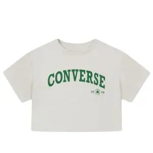 CONVERSE Retro Chuck Cropped T-shirt - Egret