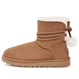 UGG Mini Bailey Bow Pom Boots