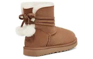 UGG Mini Bailey Bow Pom Boots