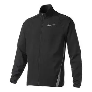Nike Team Woven Stand Collar Training Jacket - Black