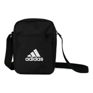 Adidas Classic All-match Multifunction Pocket Crossbody Shoulder Bag - Black