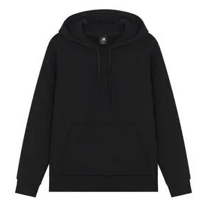 NEW BALANCE Solid Color Knit Hoodie - Black