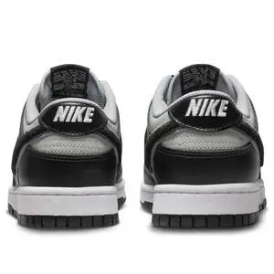 Nike Dunk Low "chenille Swoosh Black Grey Fog