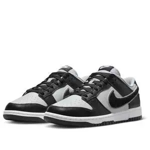 Nike Dunk Low "chenille Swoosh Black Grey Fog