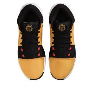 Nike Lebron Witness 'bruce Lee' Athletic Sneakers - Del Sol/metallic Silver/comet Red