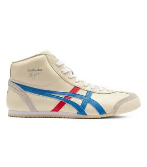 Onitsuka Tiger Mid Runner Sneakers - White/blue/red
