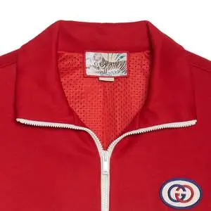Gucci Tiger Graphic Collared Sweatshirt