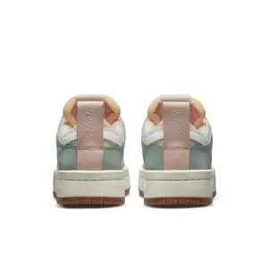 Nike Dunk Low Disrupt Sneakers With Embroidered Detail - Whitegreen
