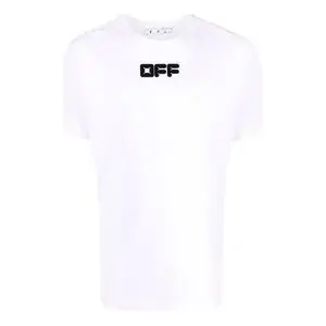 Off-White Fw21 Logo Printing Short Sleeve Loose Fit