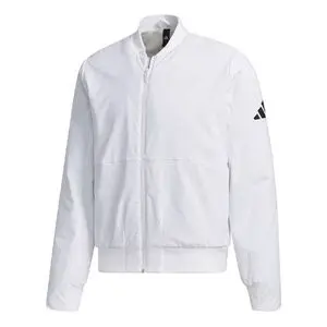 Adidas Aviator Sports Fleece Lined Jacket - White