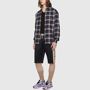 Gucci Ss21 Linen V-neck Tee
