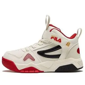 FILA High-top Skate Shoes - White/black/red