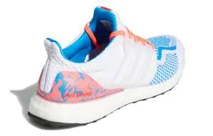 Adidas Ultraboost 5.0 Dna "white Turbo" Low Top Sneakers - Cloud White/cloud White/turbo
