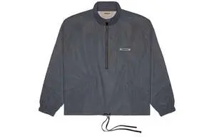 Fear Of God Fw20 Reflective Half Zip Track Pullover Black